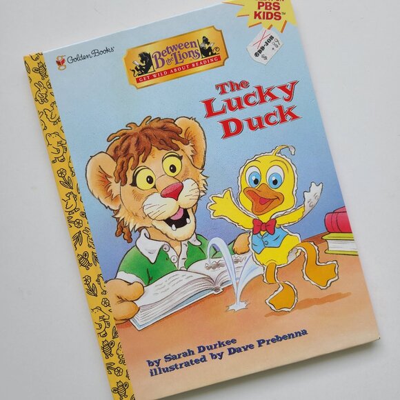 Other | Vintage Kids Book Pbs Between The Lions The Lucky Duck Reading ...